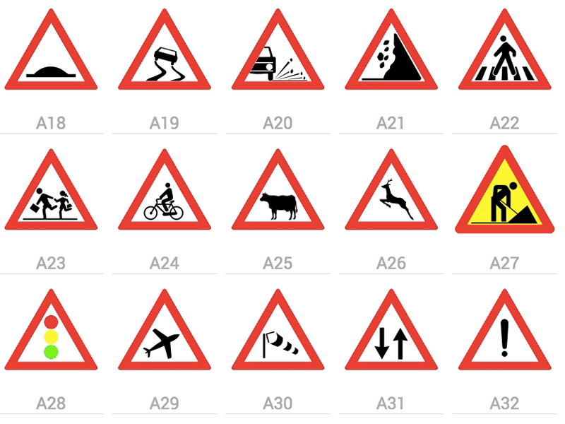Indicatoare De Avertizare Model 02 - Nefeprod Metal